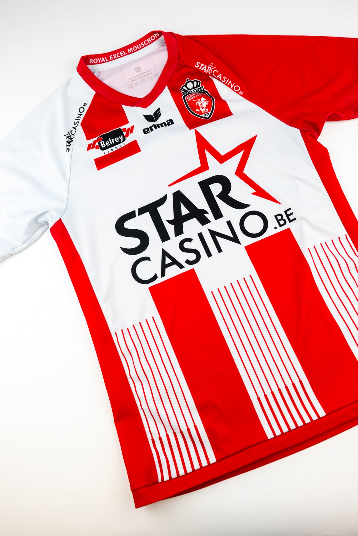 Royal Excel Mouscron 2018-19 Football Shirt (Small) – Retro Football Shirts