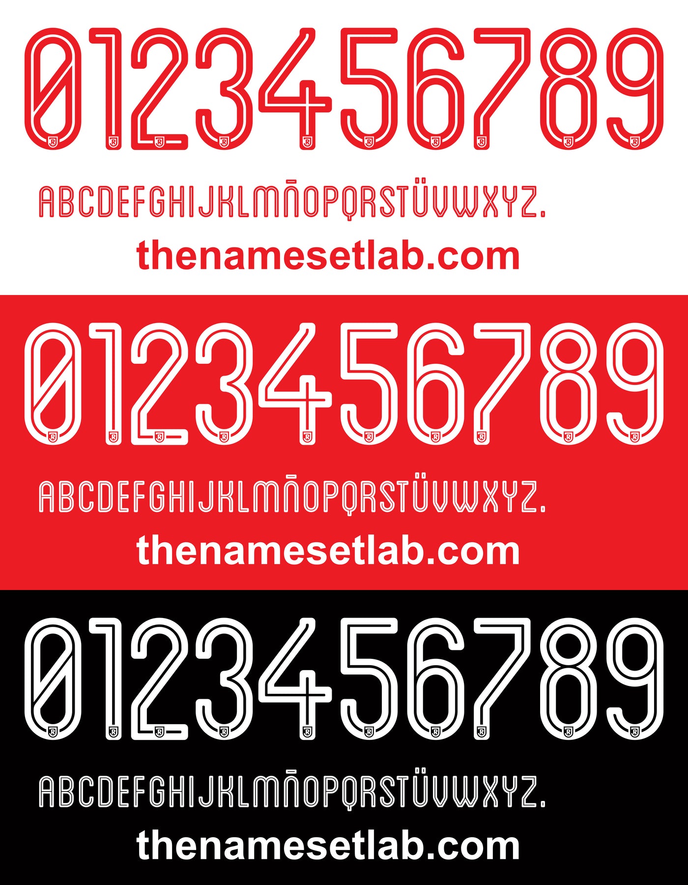 SSV Jahn 2015-2018 Nameset AI Vector File – Retro Football Shirts