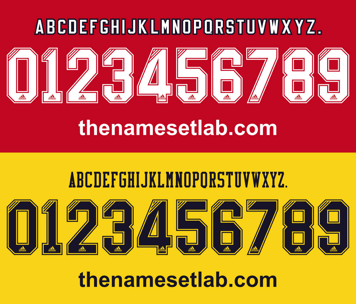 Arsenal 1993-1994 Nameset AI Vector File – Retro Football Shirts