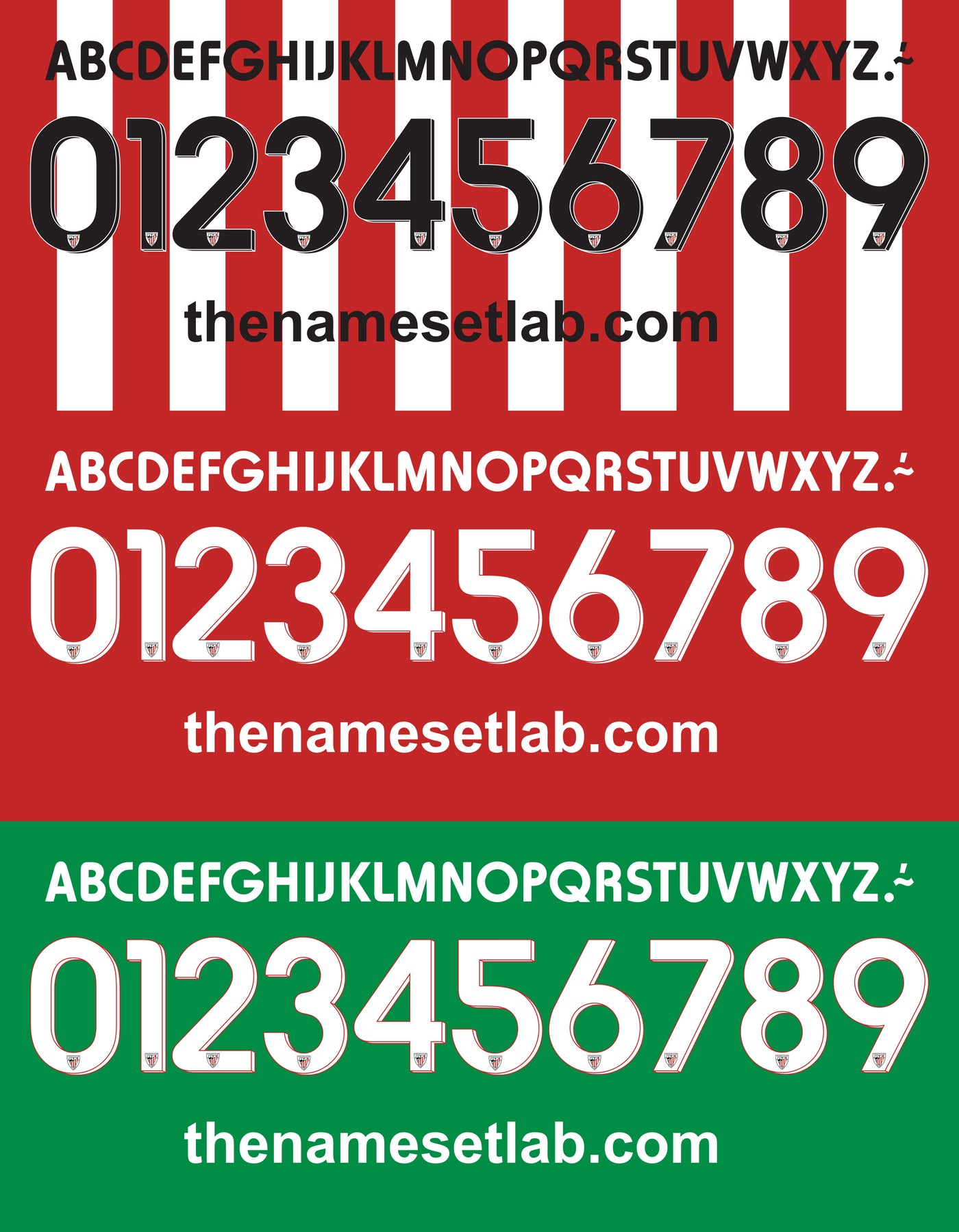 Athletic Bilbao 2014-2015 Nameset AI Vector File – Retro Football Shirts