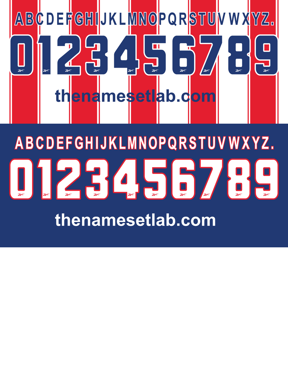 Atletico Madrid 1999-2000 Nameset AI Vector File – Retro Football Shirts