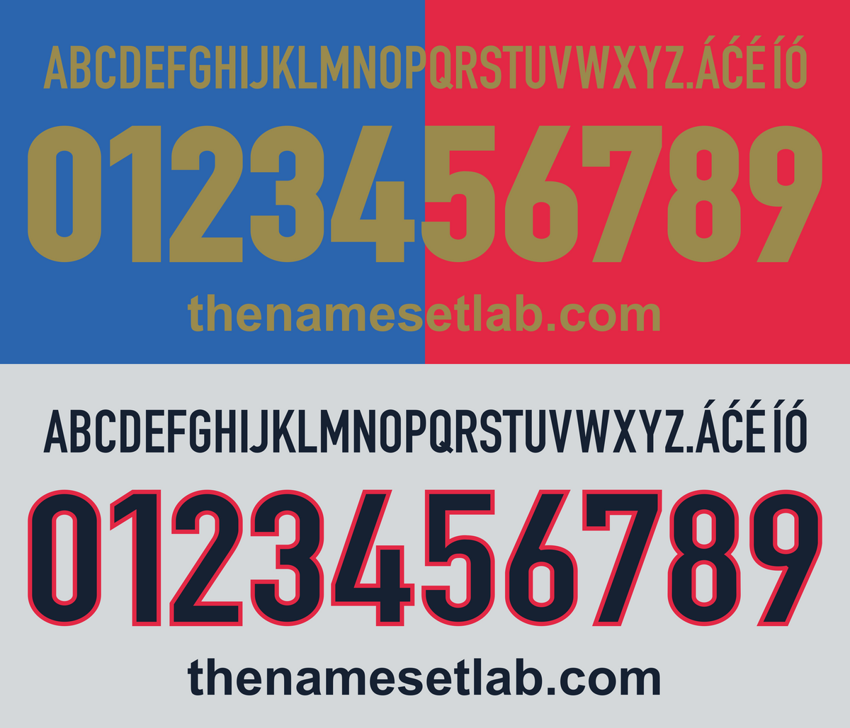 Barcelona 1999-2000 Nameset AI Vector File – Retro Football Shirts