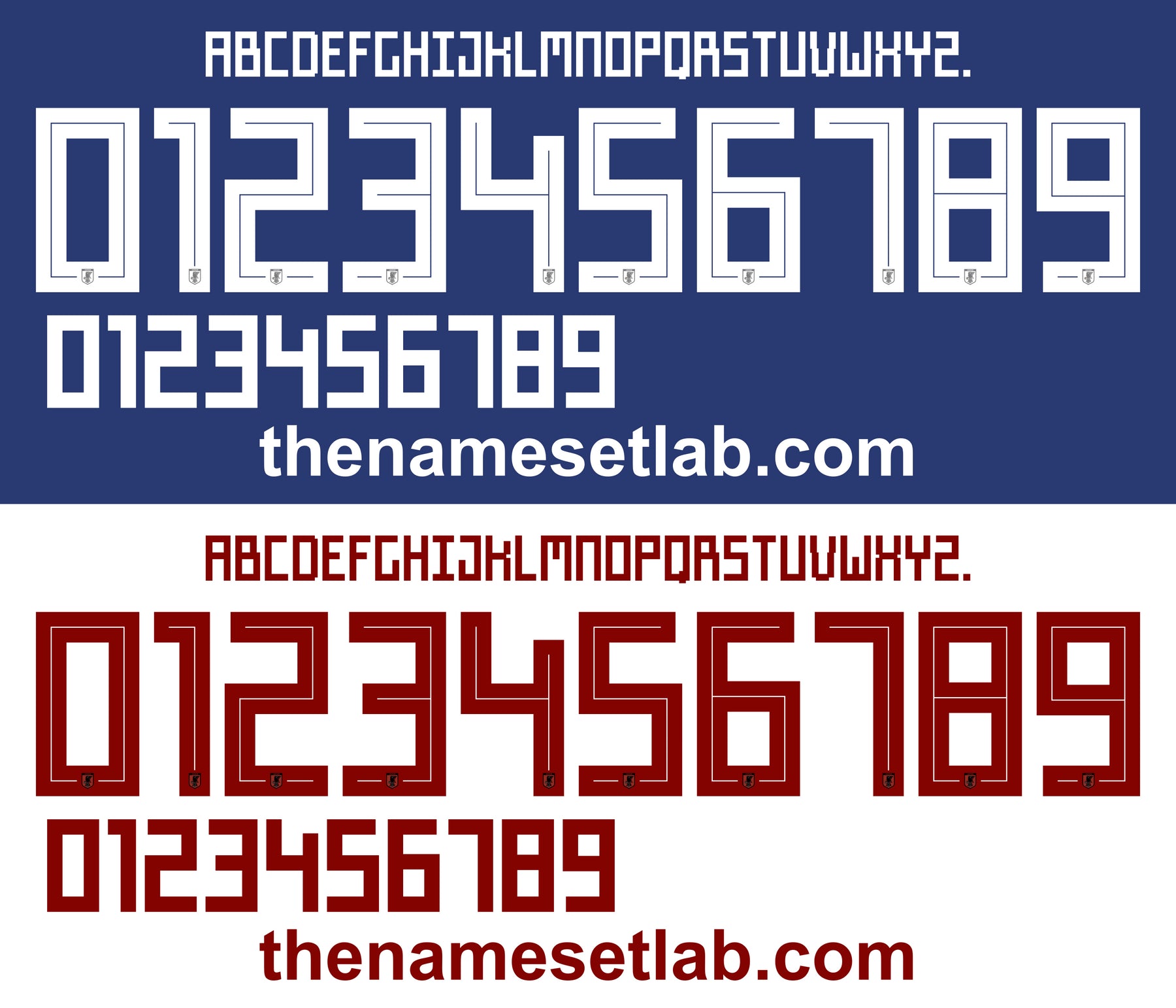 Japan 2018 Football Nameset AI Vector File – Retro Football Shirts