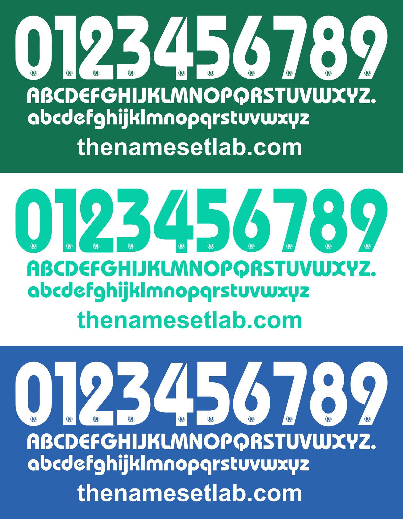 Wolfsburg 2007-2009 Nameset AI Vector File – Retro Football Shirts